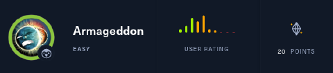 [HTB] Armageddon Box - WalkThrough | r3pek's 127.0.0.1